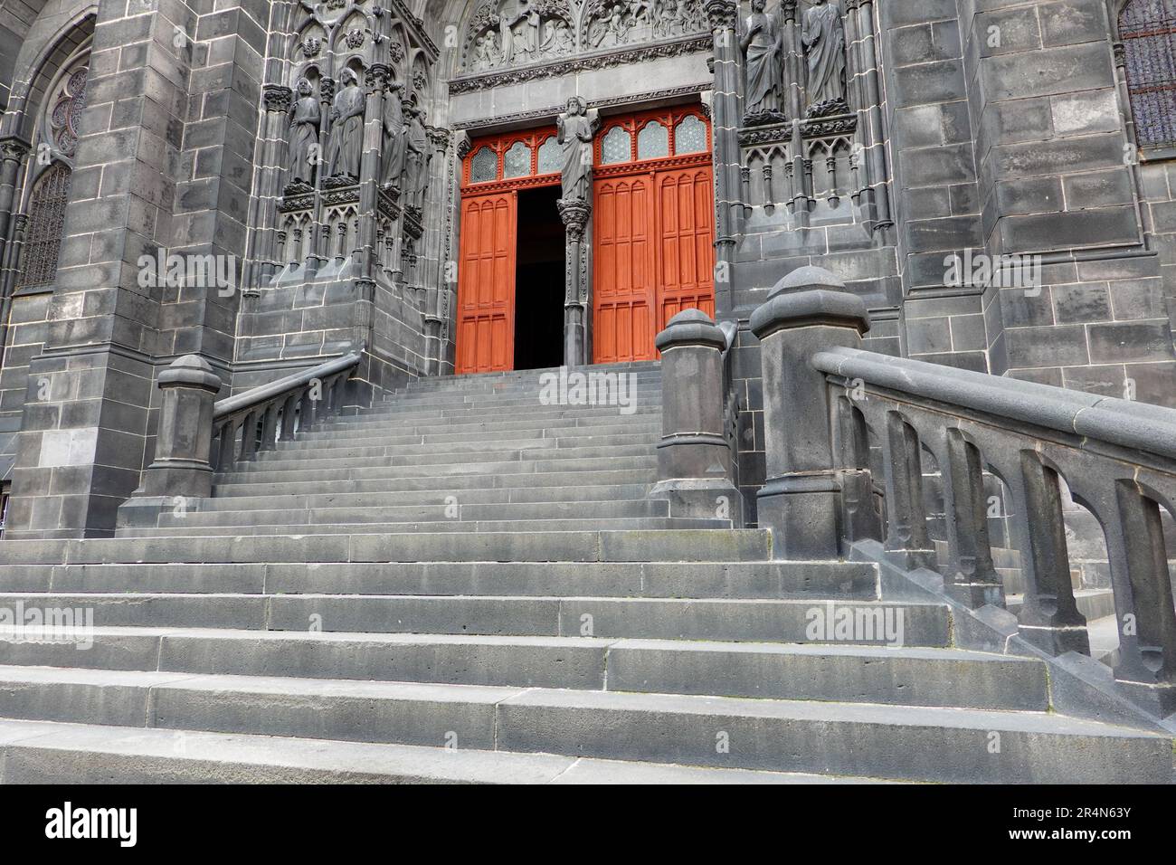 Front steps, entrance doors to the Cathedral of Our Lady of the ...