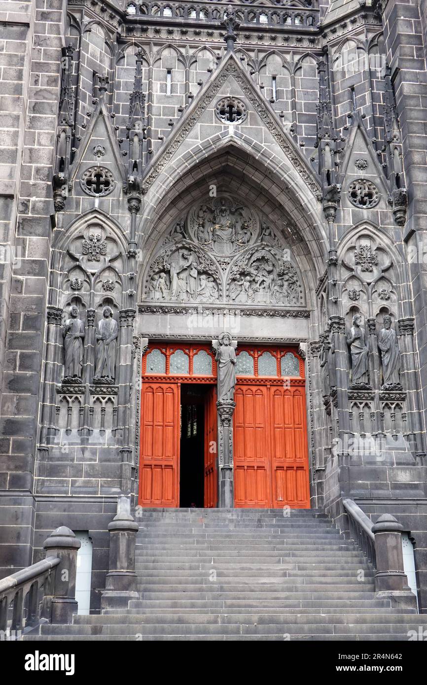 Front steps, entrance doors to the Cathedral of Our Lady of the ...