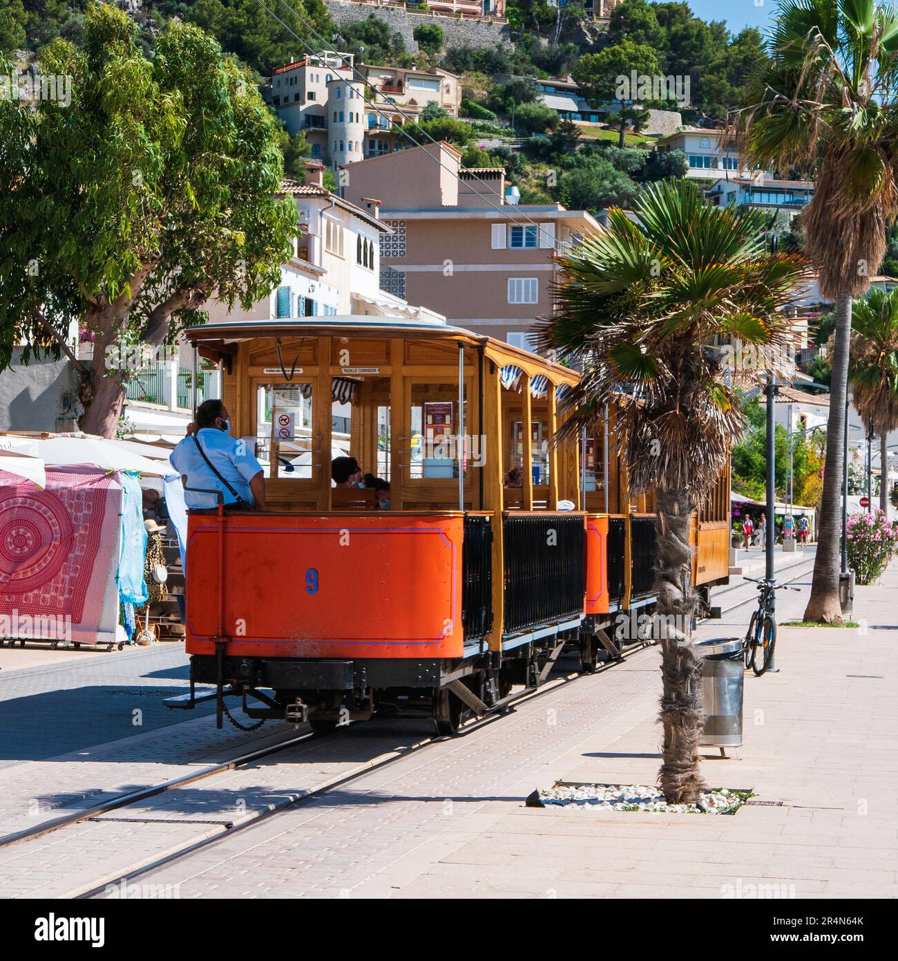 Soller train in port de soller hi-res stock photography and images - Alamy