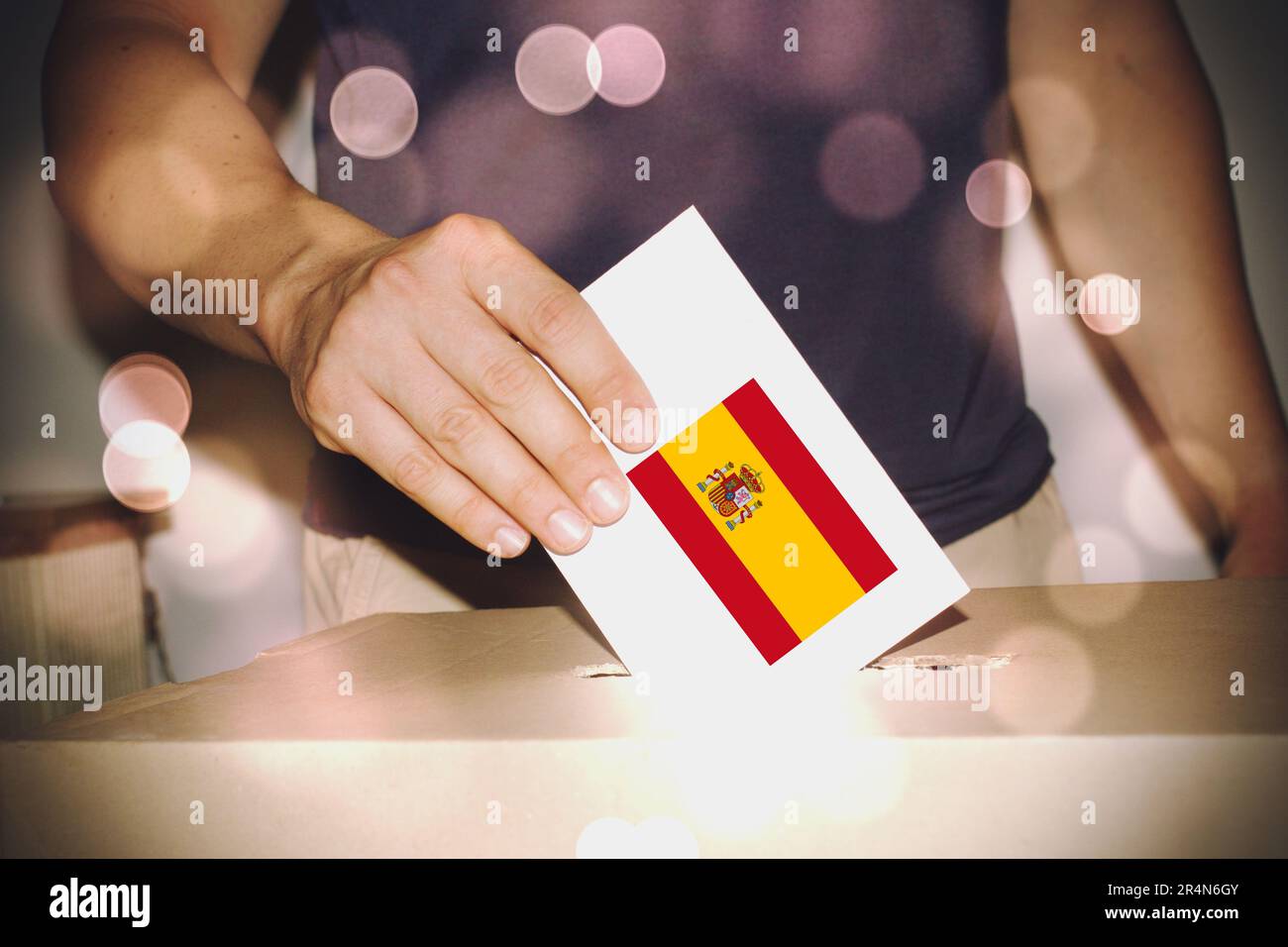 Spanish political vote concept Stock Photo - Alamy