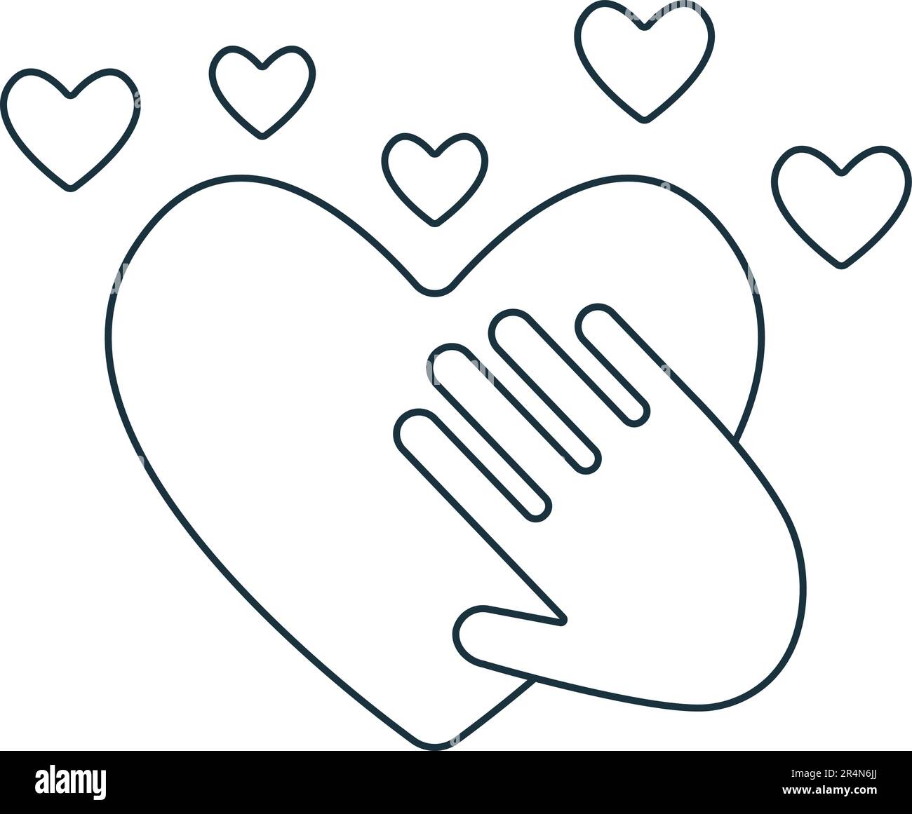 Honesty icon. Monochrome simple sign from core values collection ...