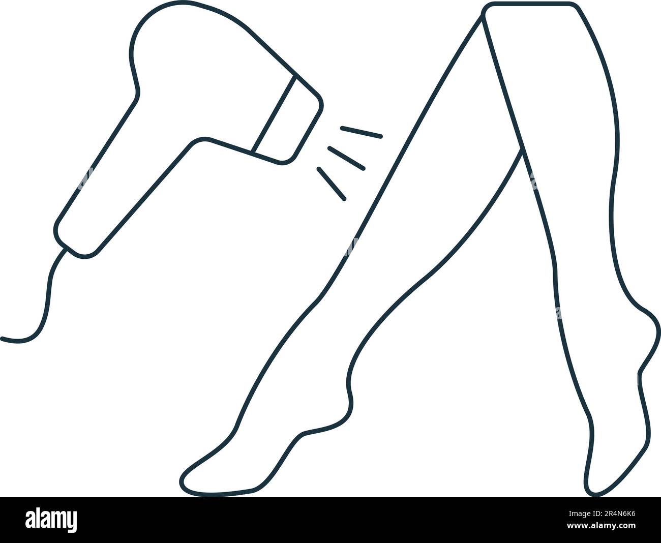Laser cosmetology icon. Monochrome simple sign from cosmetology ...