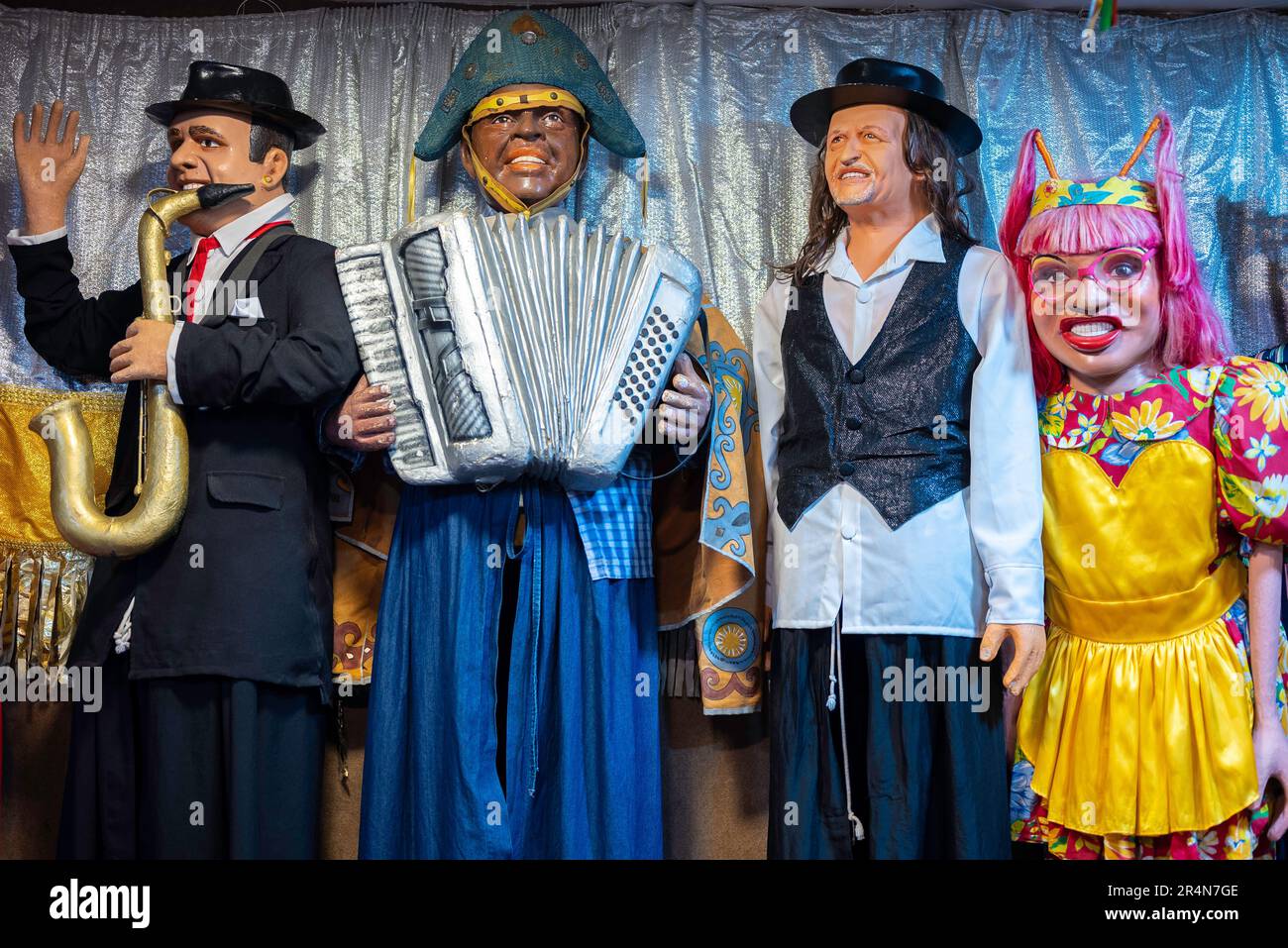 Brazilian Carnival Festival Decoration made in Olinda, PE, Brazil Stock ...