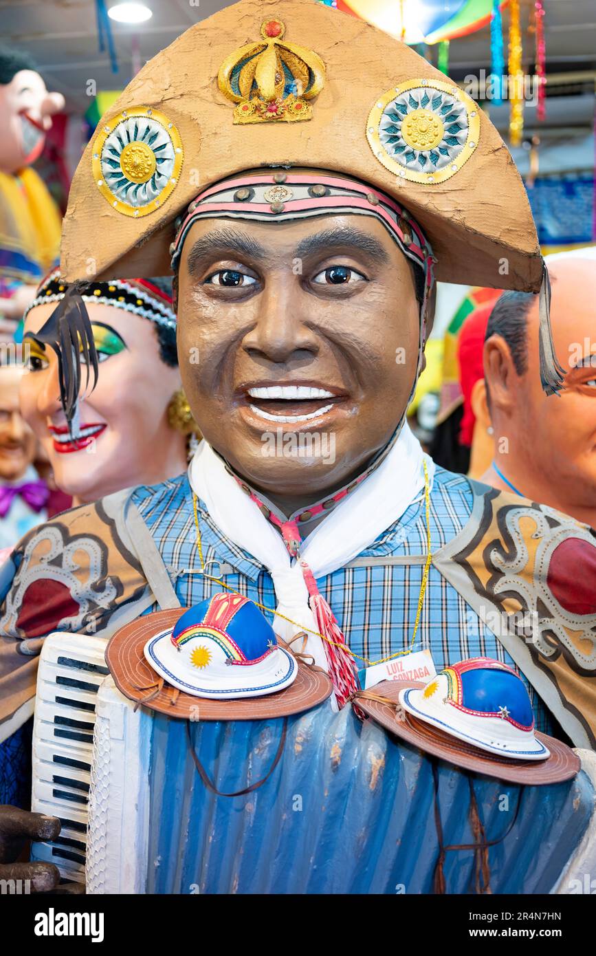 Brazilian Carnival Festival Decoration made in Olinda, PE, Brazil Stock ...