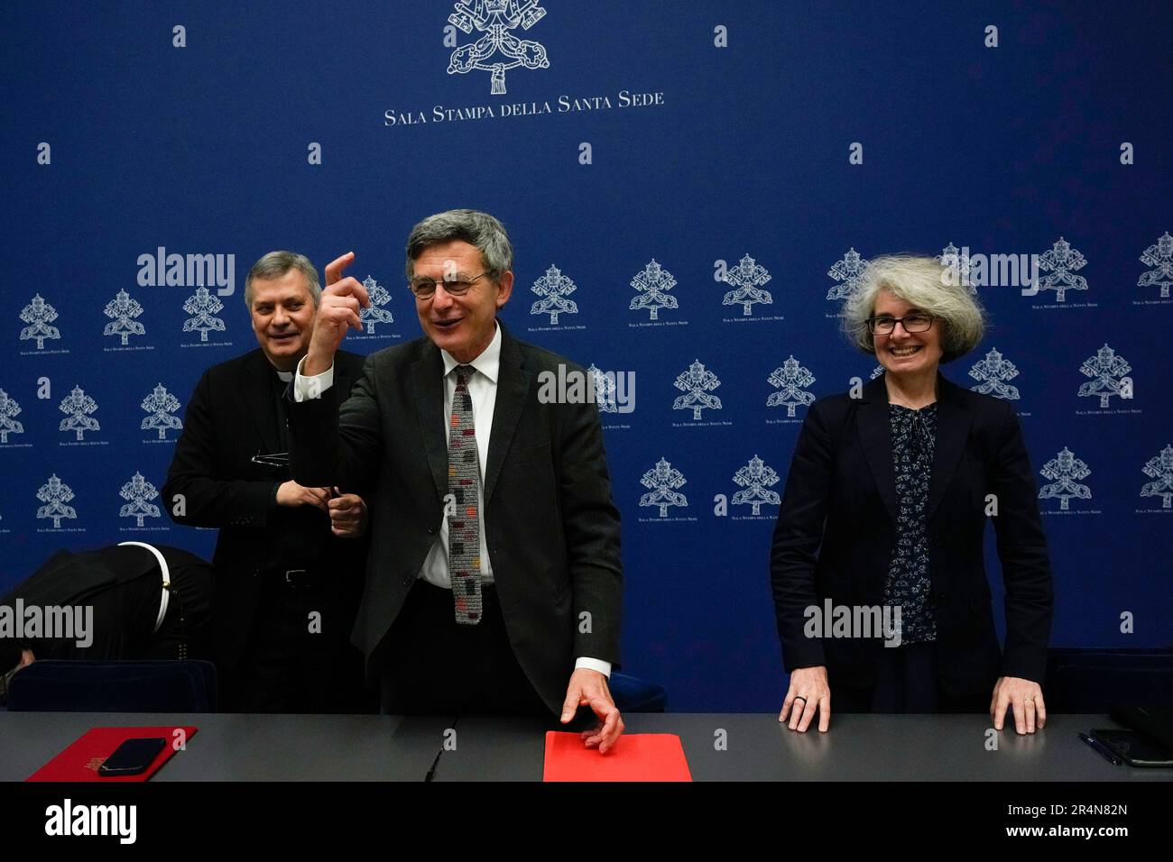 From left, Rev. Mons. Lucio Adrian Ruiz, Secretary General of Vatican's ...