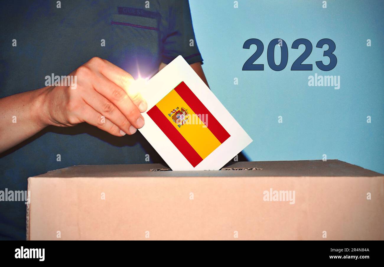 Spanish political election vote concept in 2023 Stock Photo - Alamy