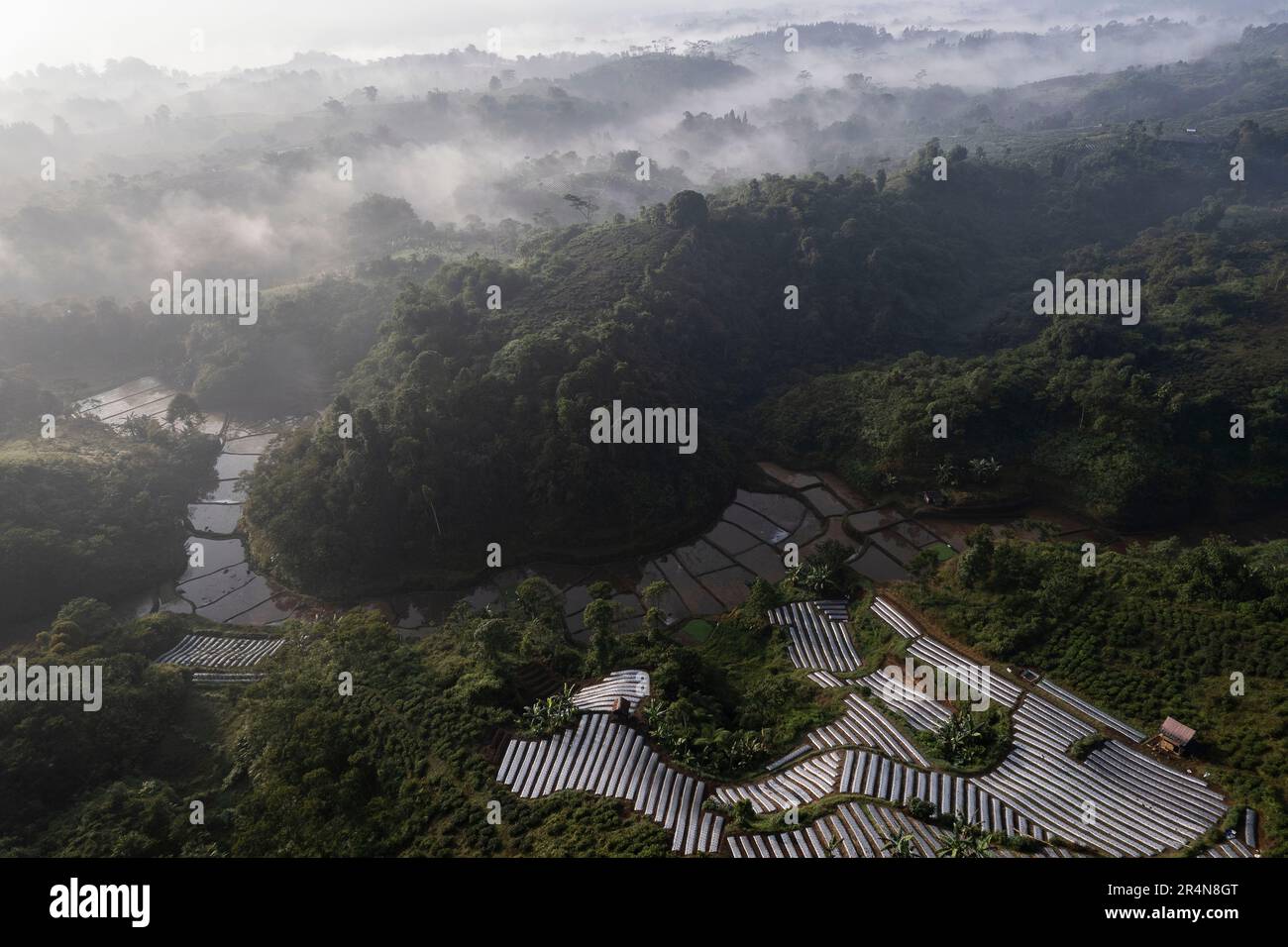 Cianten. 29th May, 2023. This aerial photo taken on May 29, 2023 shows ...