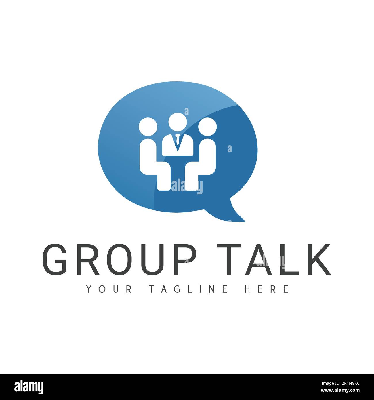 Group Talk Logo Design Conversation Consulting Logotype Stock Vector Image And Art Alamy