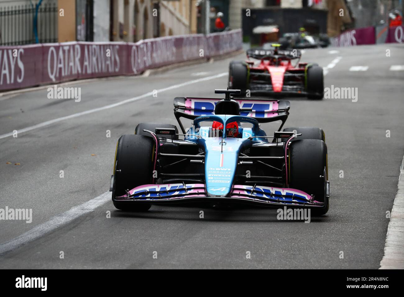 Esteban Ocon of Alpine F1 on track during the F1 Grand Prix of Monaco ...