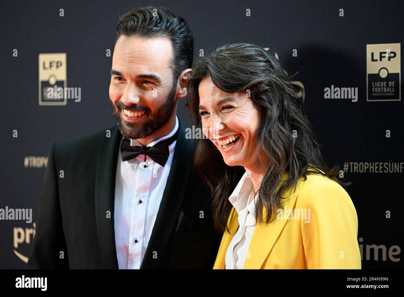 Paris, France. 28th May, 2023. Thibault Le Rol and Marina Lorenzo ...