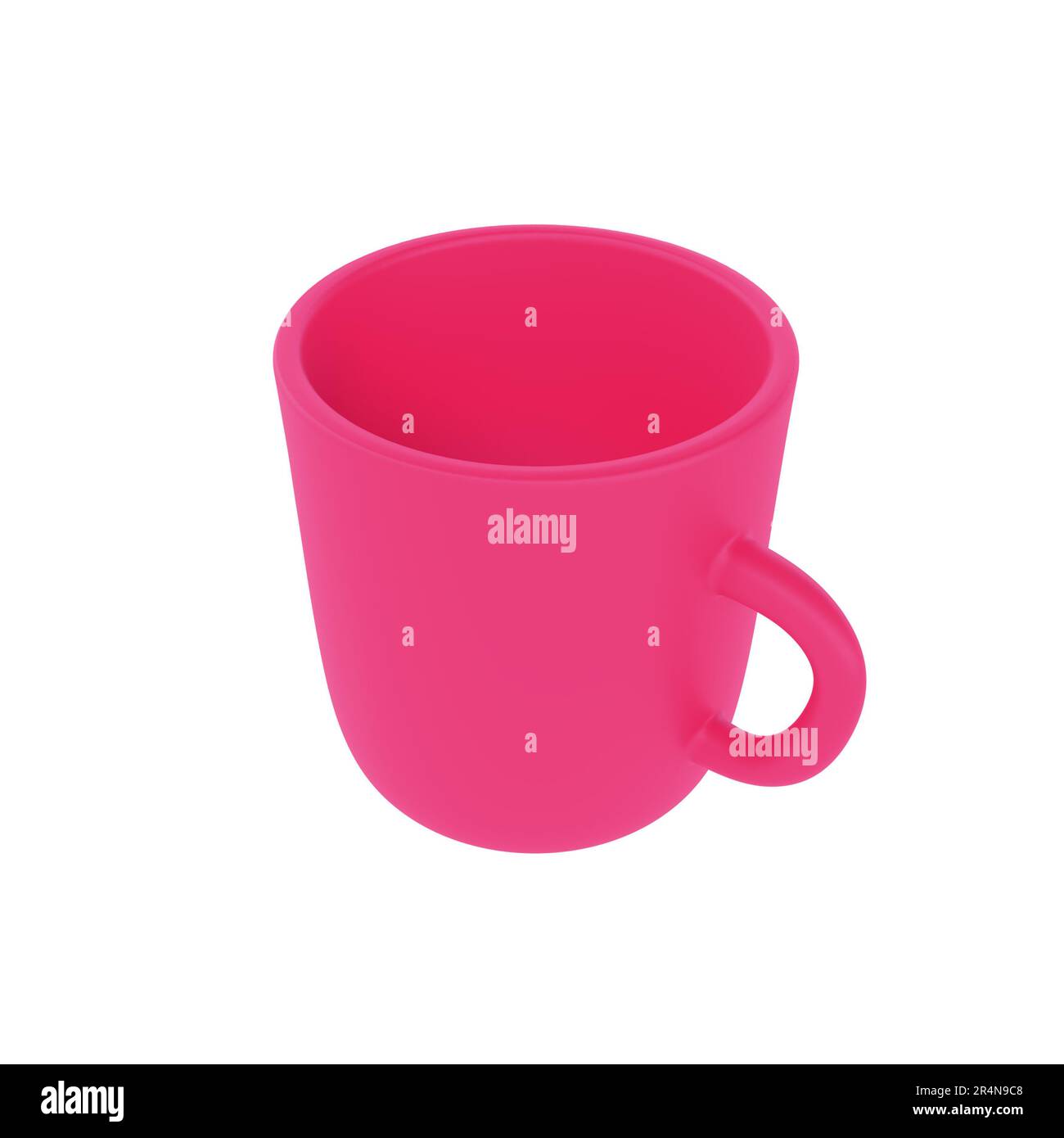 3d photo realistic red cup icon mockup rendering. Design Template for ...