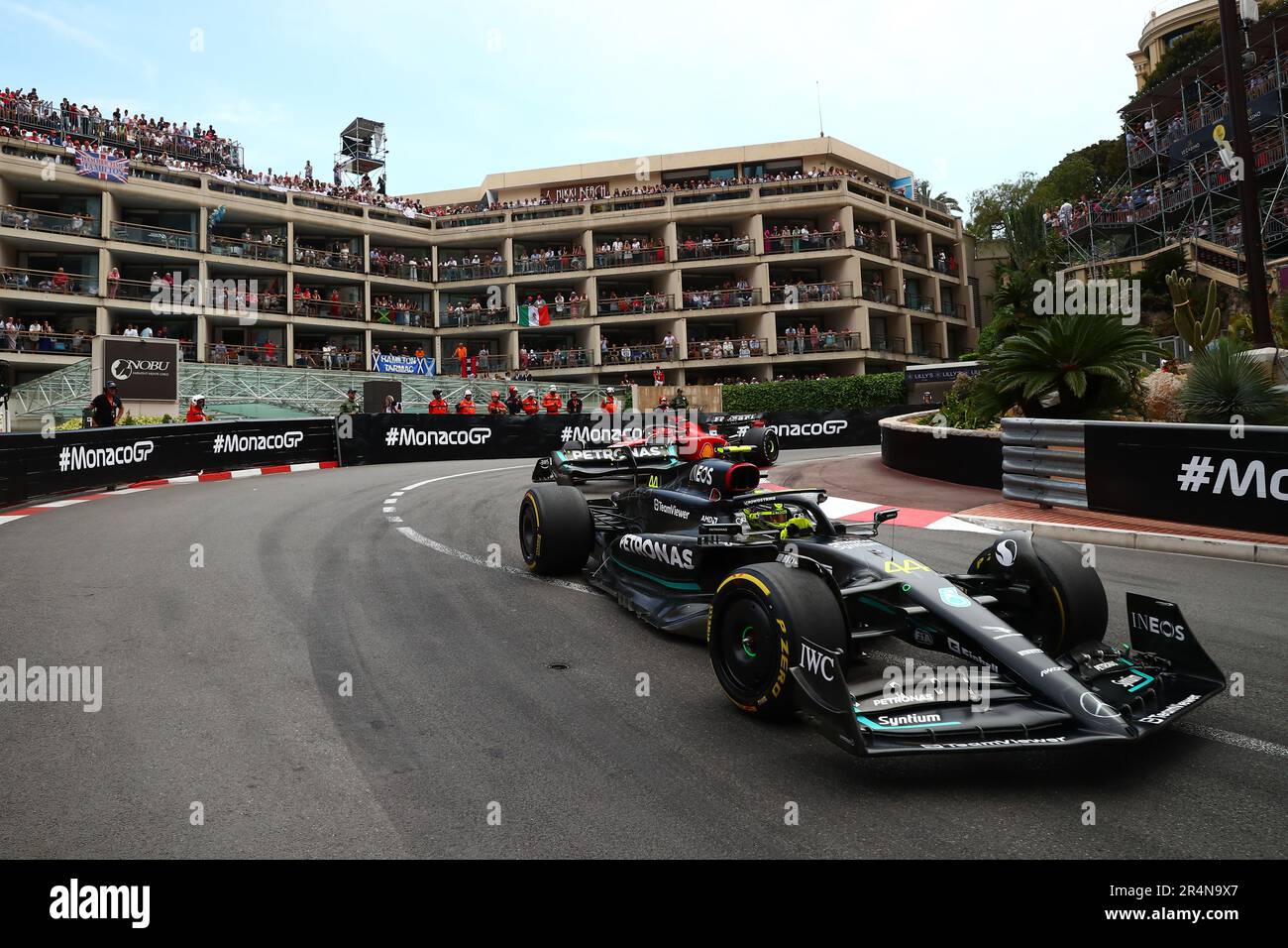 Lewis Hamilton of Mercedes AMG Petronas F1 Team on track during the F1 ...