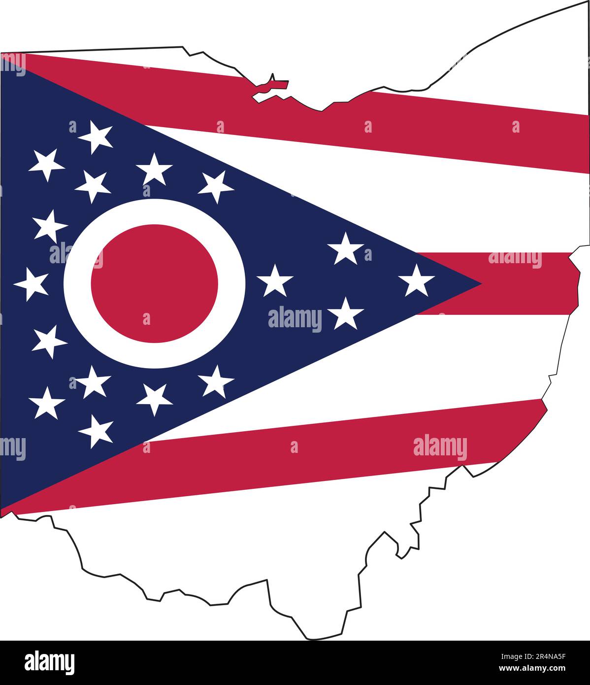 Map of Ohio State USA Stock Vector Image & Art - Alamy