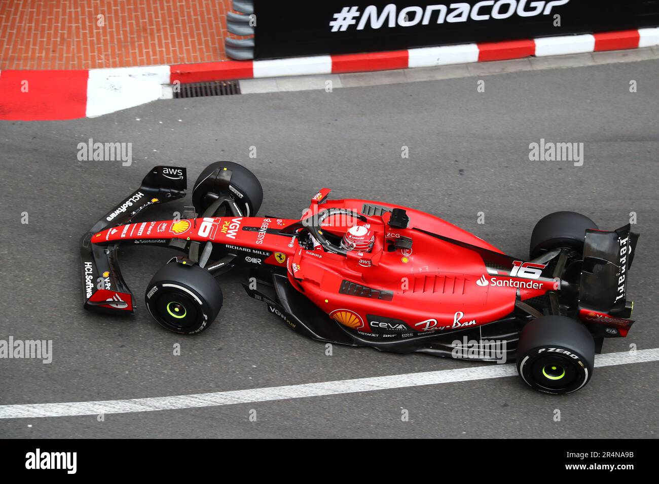 Charles Leclerc of Scuderia Ferrari on track during the F1 Grand Prix ...