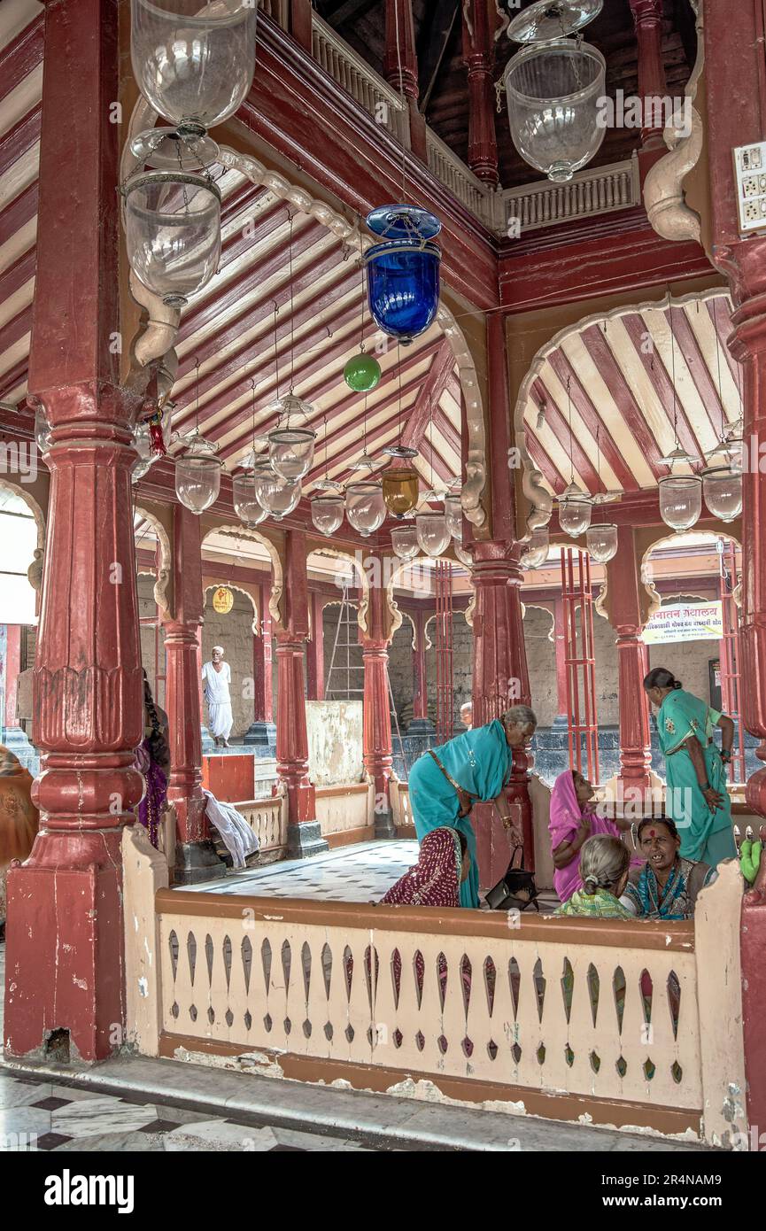 11 22 2013 Vintage Wooden Structure of temple Barshi, Solapur ...