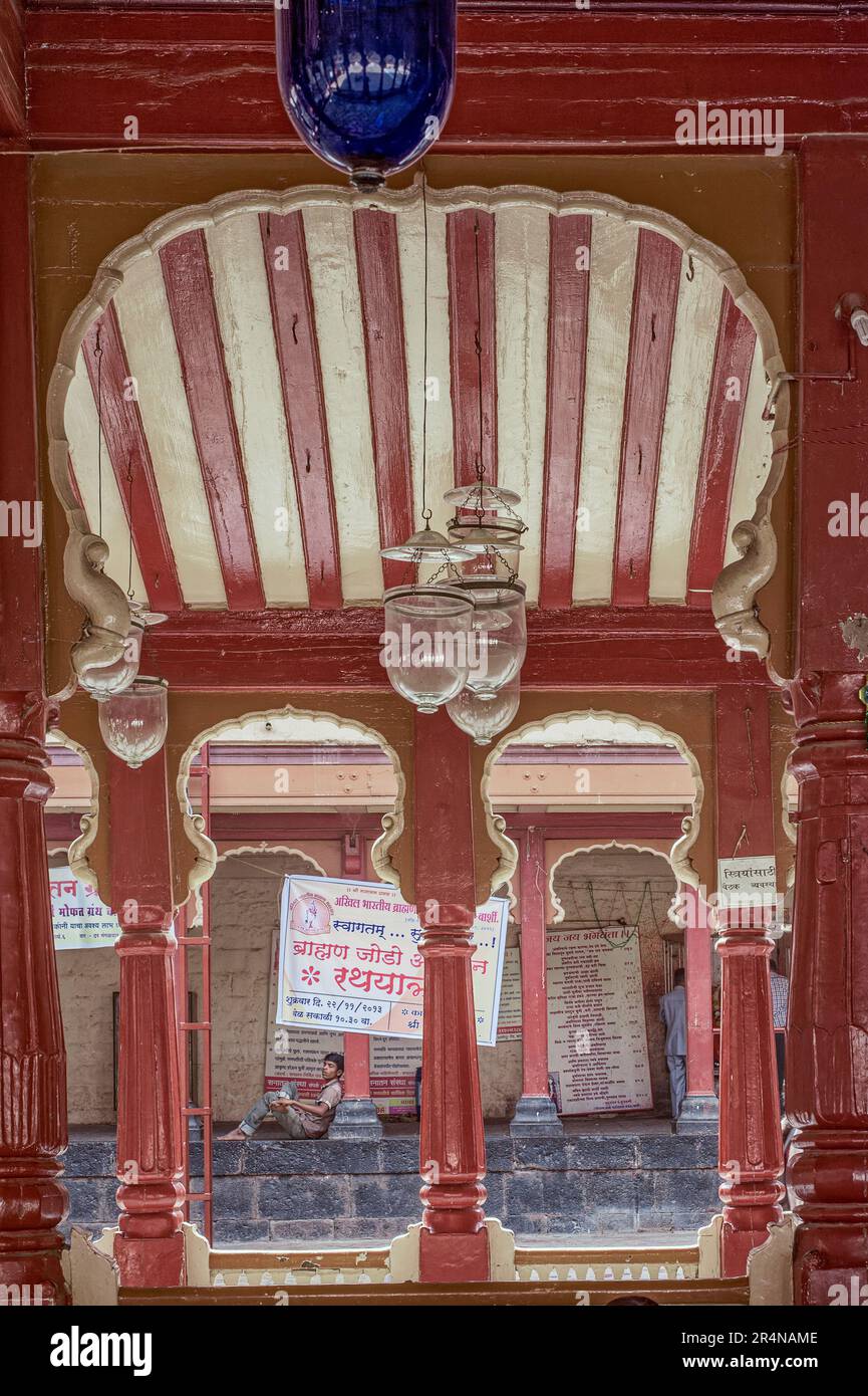 11 22 2013 Vintage Wooden Structure of temple Barshi, Solapur ...