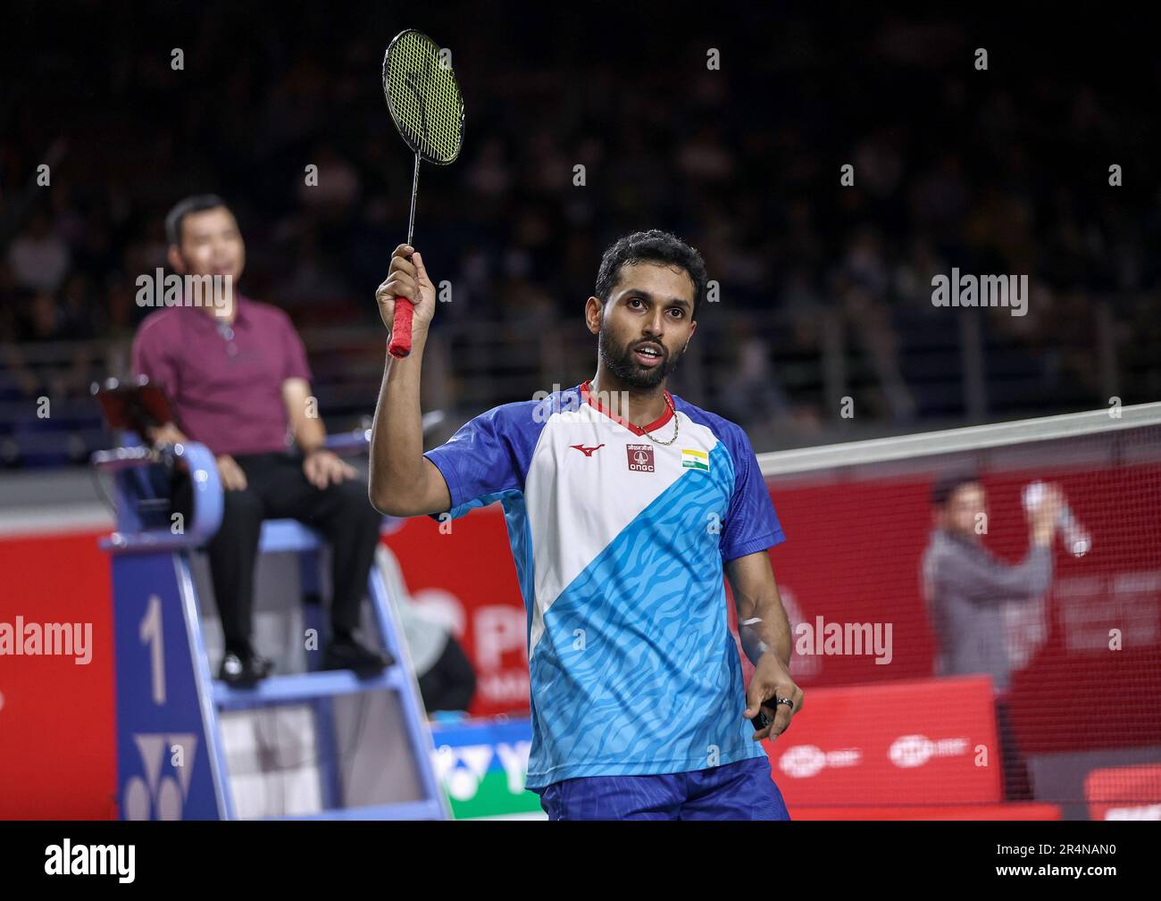 Kuala Lumpur, Malaysia. 28th May, 2023. Prannoy H. S. of India ...
