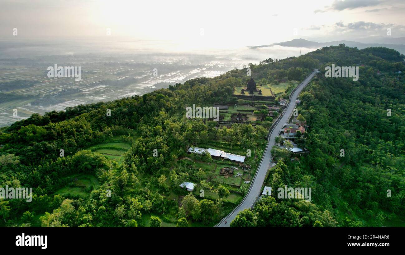 The Ijo Temple in Yogyakarta, a Hindu Temple build in 9th century Stock ...