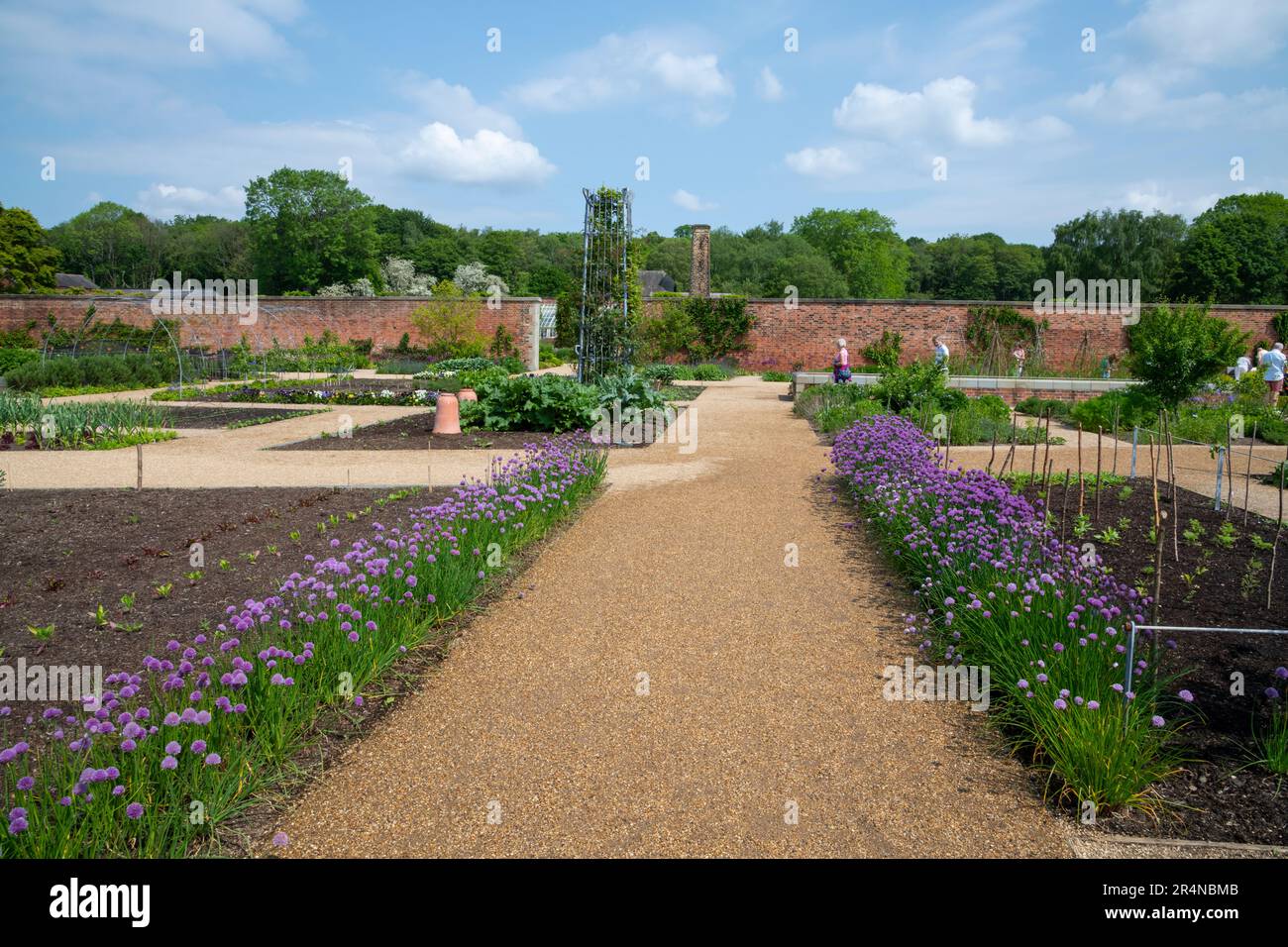 The Kitchen garden at RHS Bridgewater, Worsley Greater Manchester ...