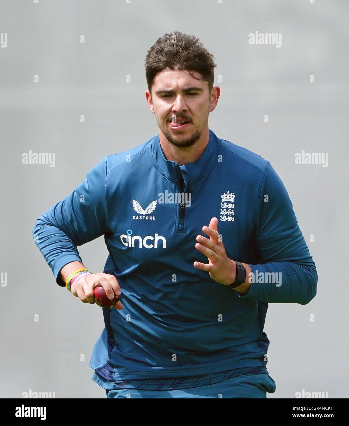 England's Josh Tongue during a Nets Session at Lord's Cricket Ground ...