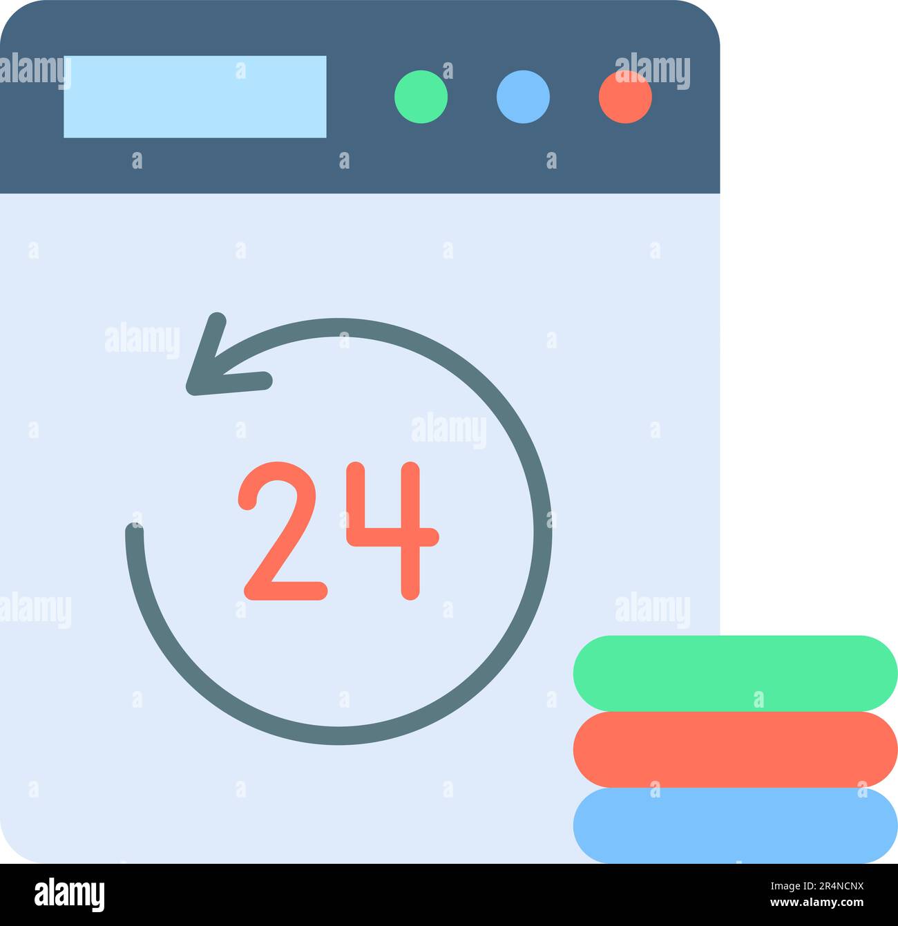 Water delivery truck line Stock Vector Images - Alamy