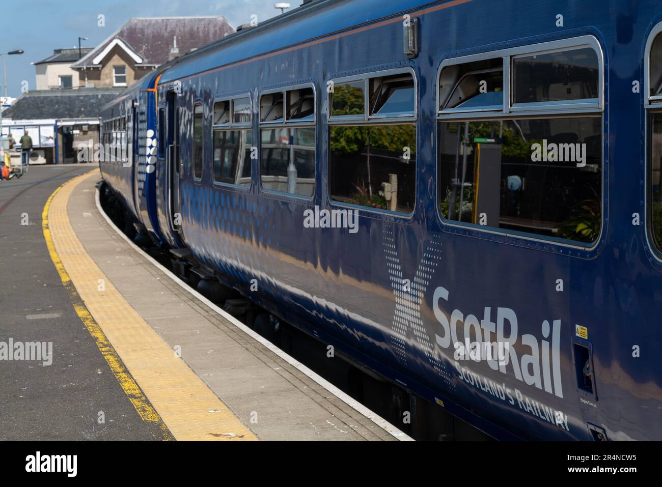 25 May 2023. Mallaig Railway Station,Scotland. This is a Scotrail ...