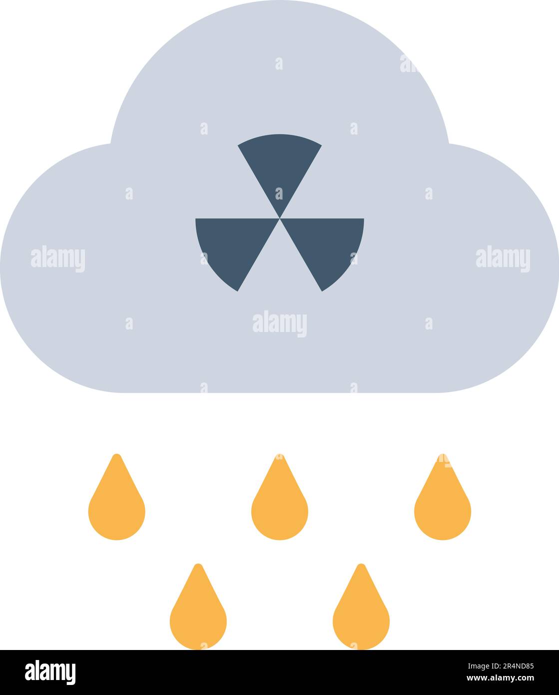Acid Rain icon vector image Stock Vector Image & Art - Alamy