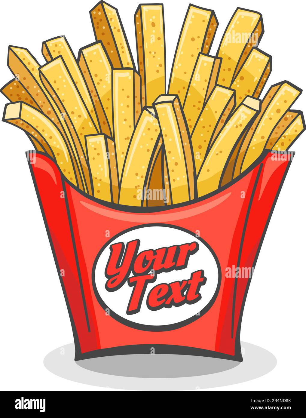 Cartoon fries hi-res stock photography and images - Alamy