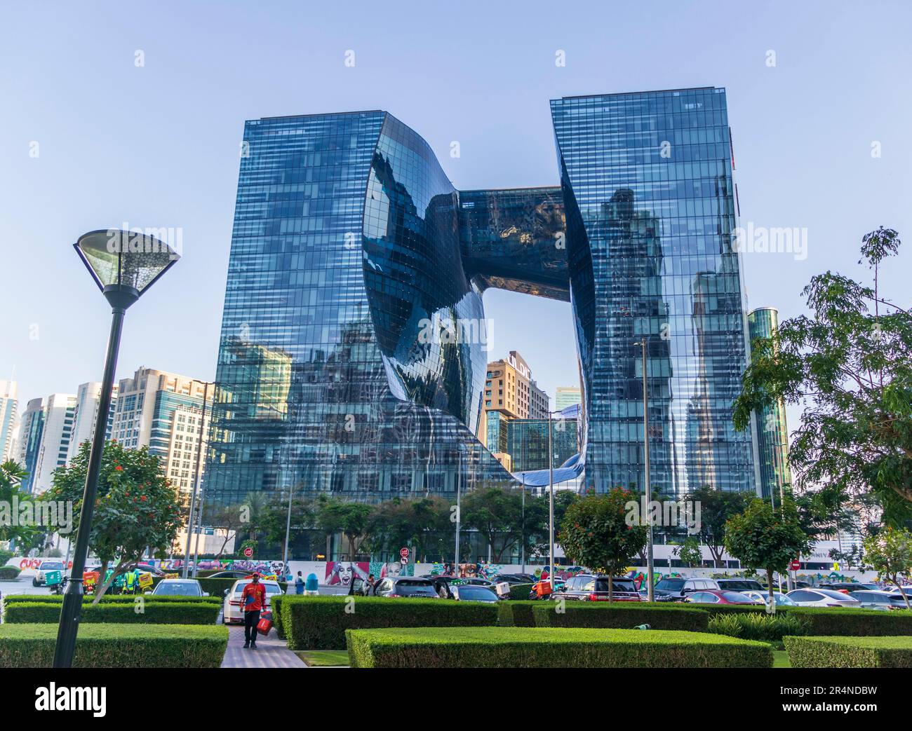 Dubai, UAE - 04.29.2023 - Modern buildings in Business Bay district ...