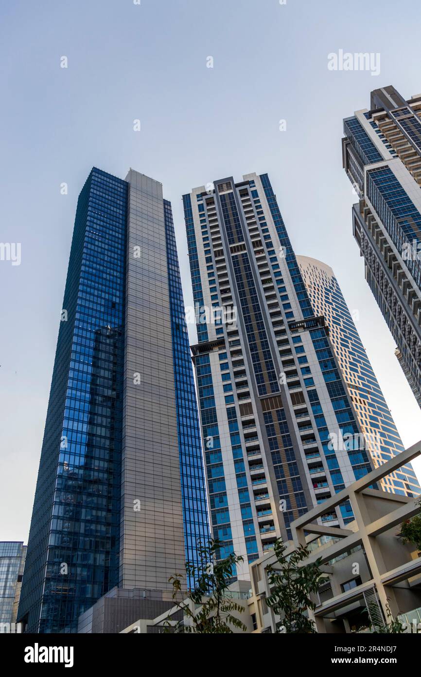 Dubai, UAE - 04.29.2023 - Modern buildings in Business Bay district ...