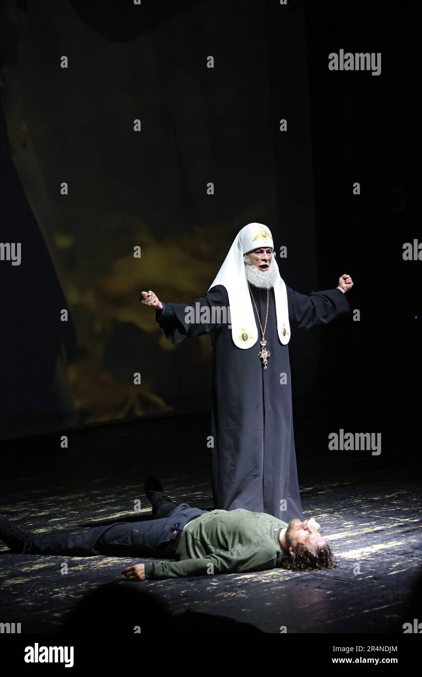 IVANO-FRANKIVSK, UKRAINE - MAY 27, 2023 - The Ivan Franko Ivano ...