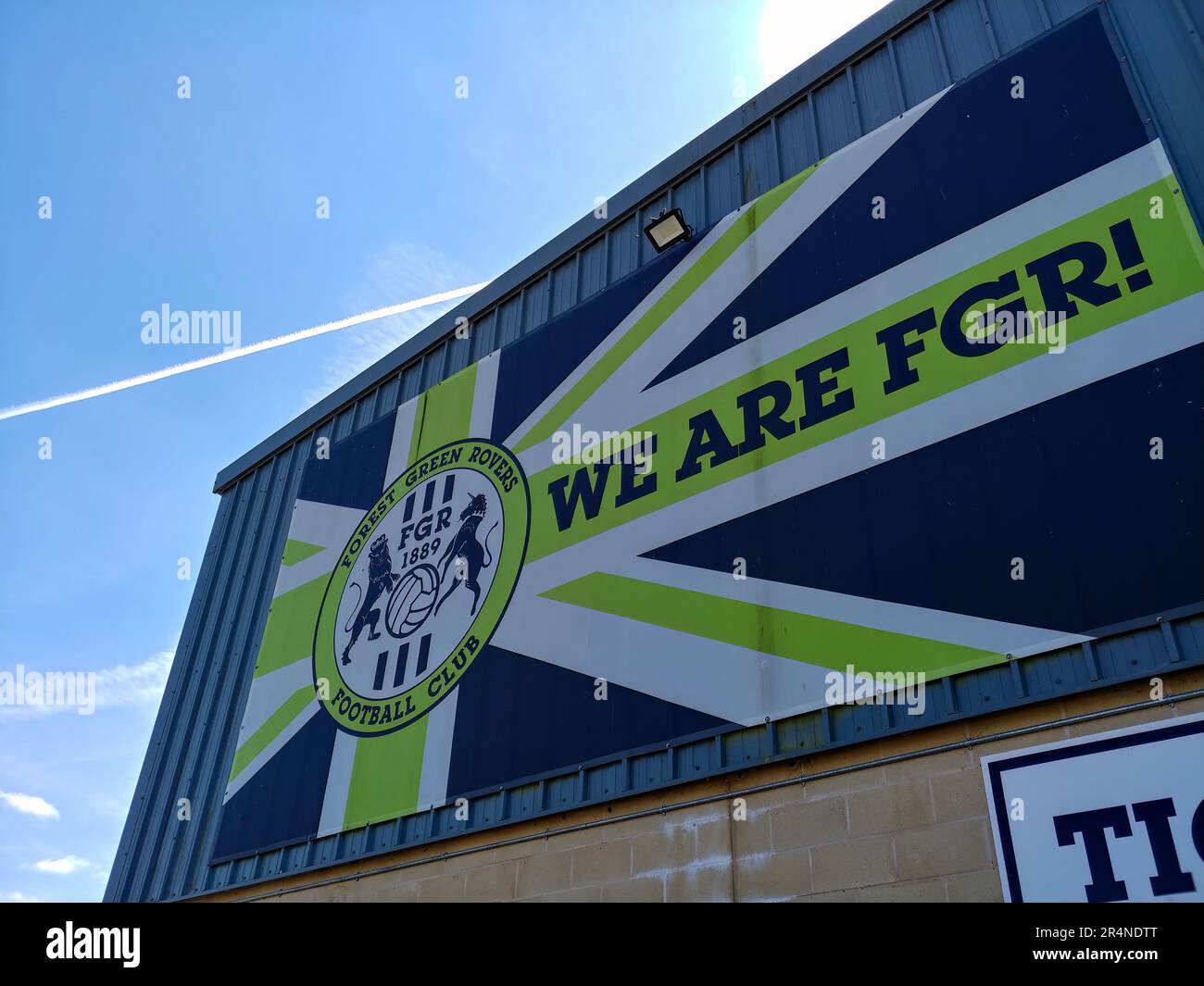 The New Lawn Stadium Is Home To Forest Green Rovers Football Club In Stroud Gloucestershire Uk