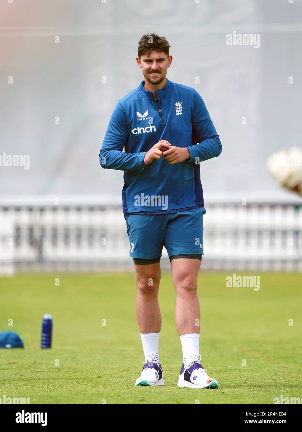 England's Josh Tongue during a Nets Session at Lord's Cricket Ground ...