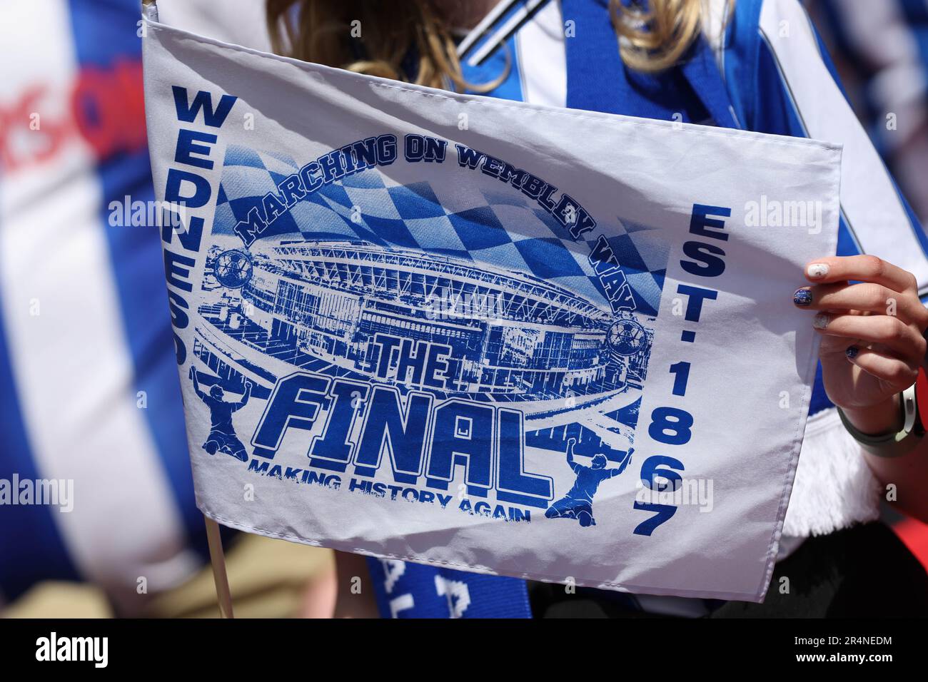 Sheffield wednesday flag hi-res stock photography and images - Alamy