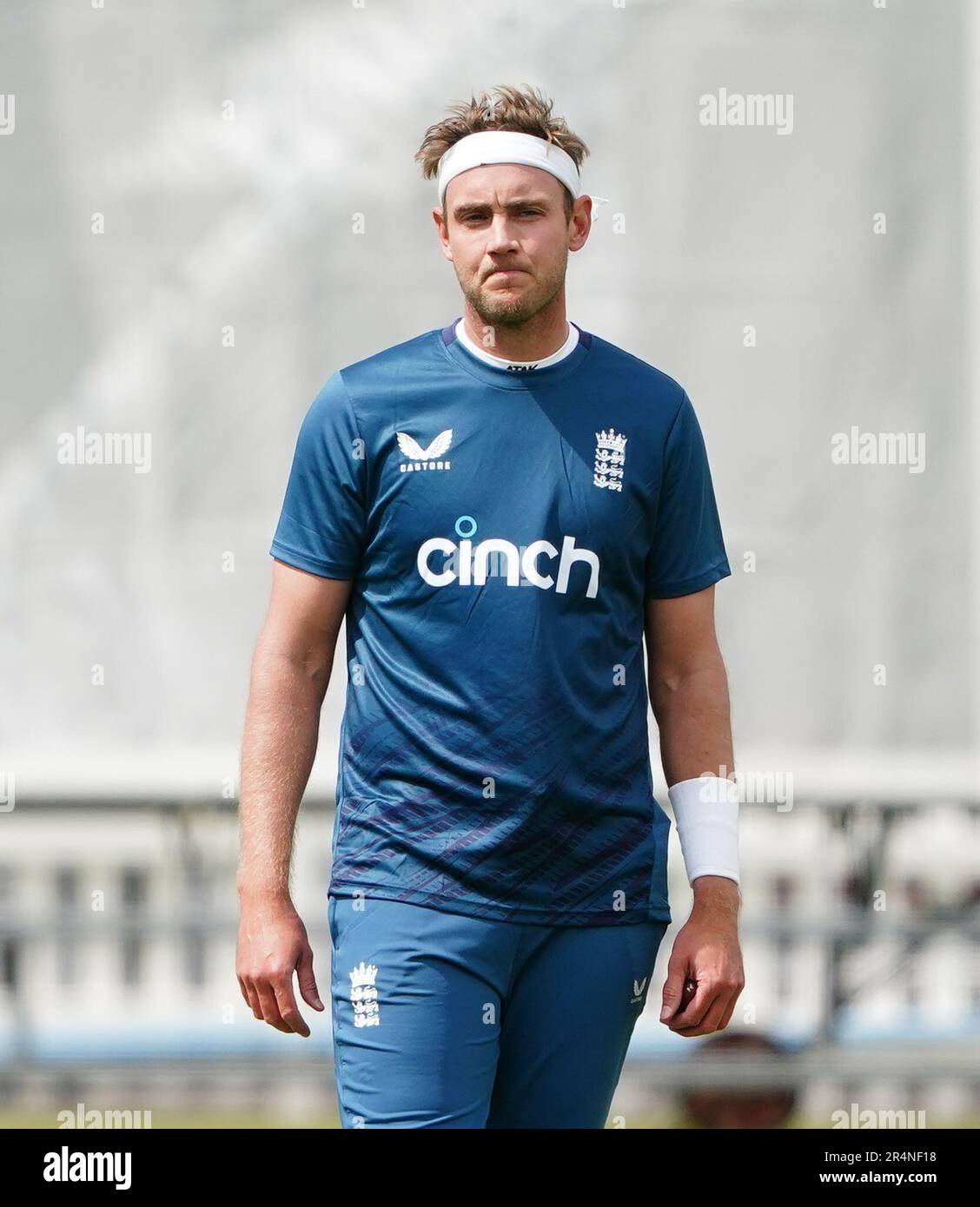 England's Stuart Broad during a Nets Session at Lord's Cricket Ground ...