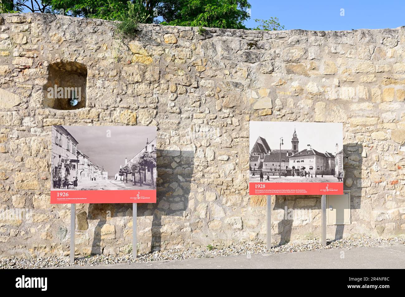 Rust, Burgenland, Austria. Old town wall in Rust Stock Photo - Alamy