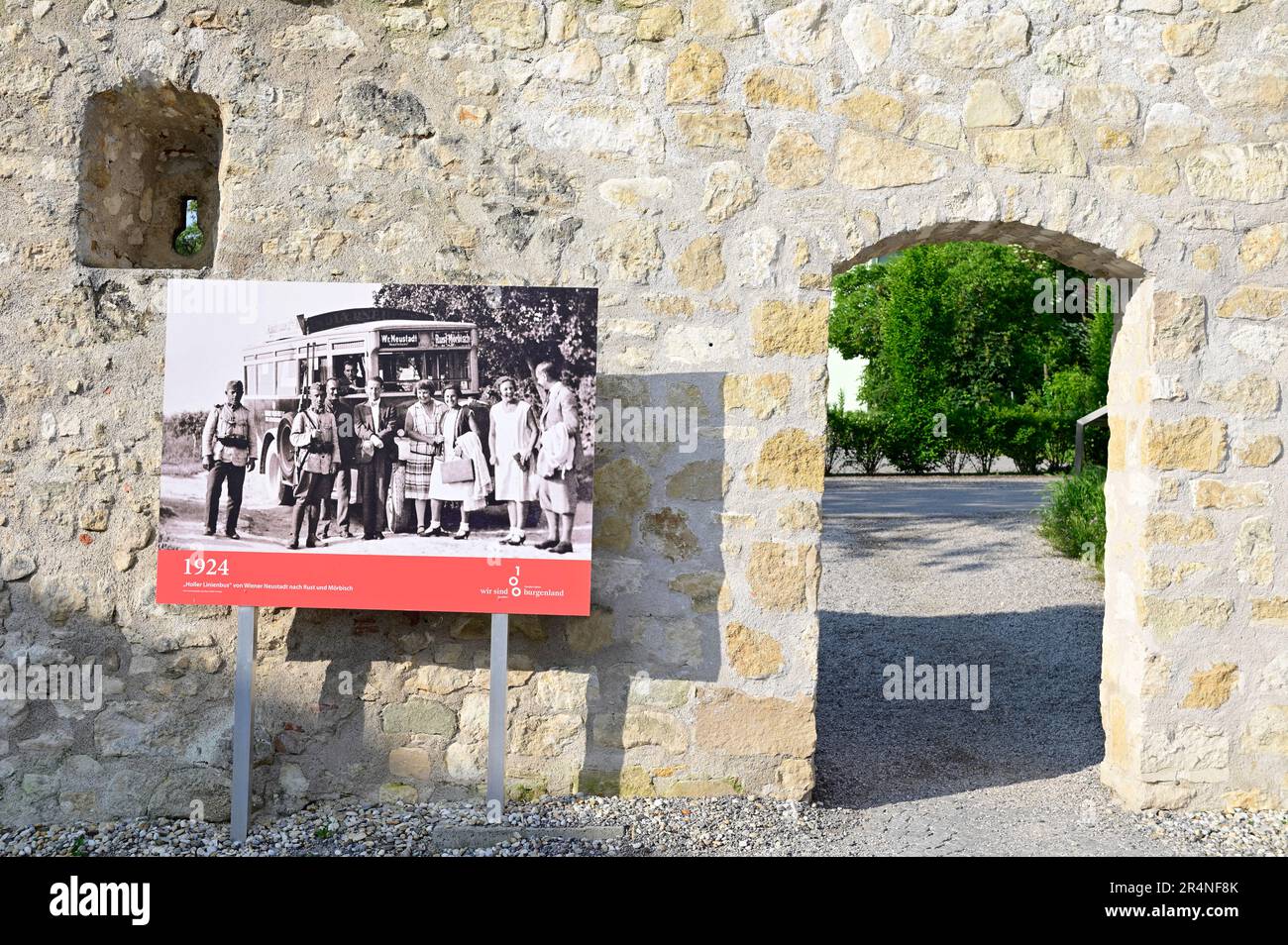 Rust, Burgenland, Austria. Old town wall in Rust Stock Photo - Alamy