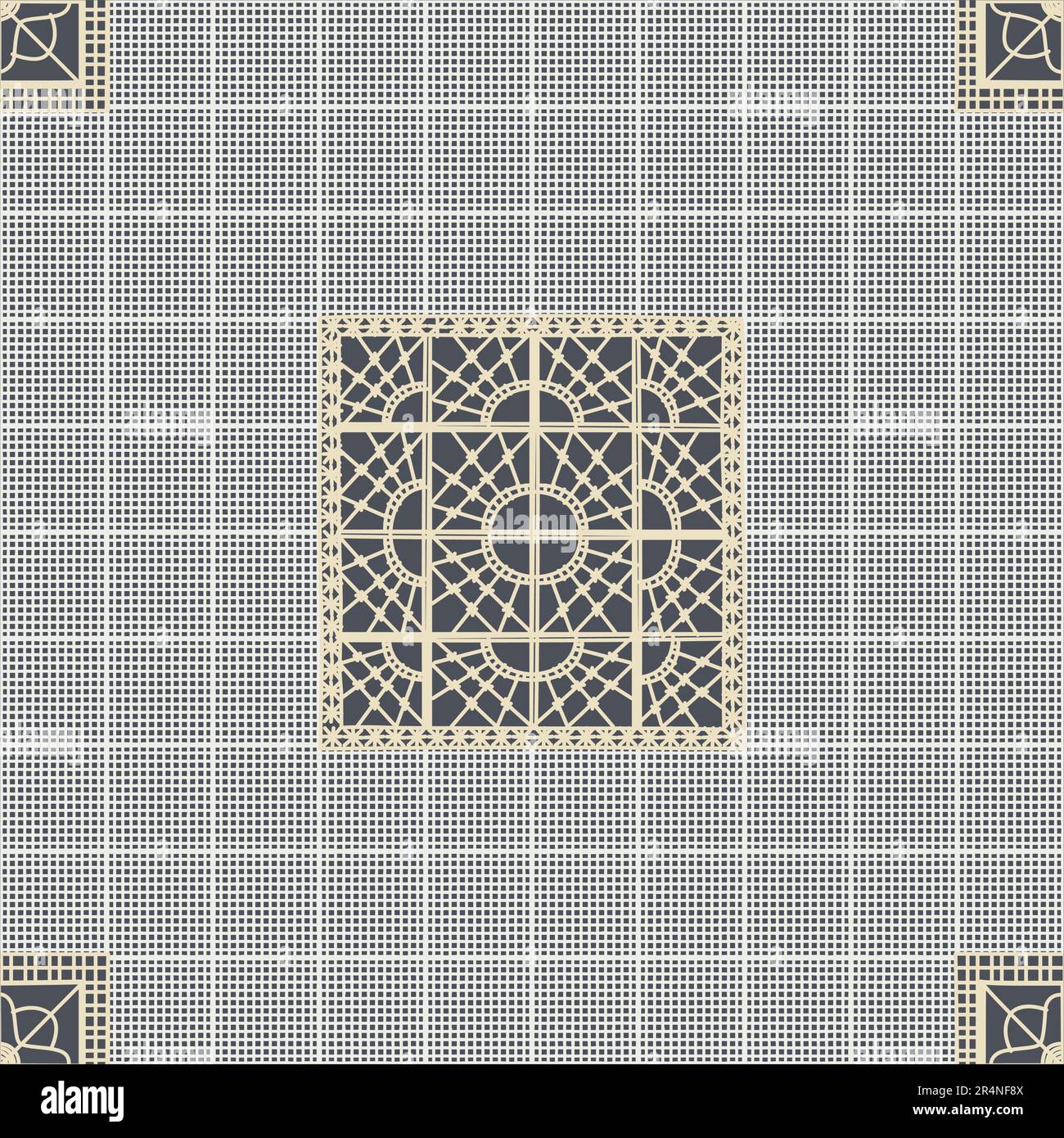 Seamless pattern inspired from traditional Danish Hedebo embroidery ...