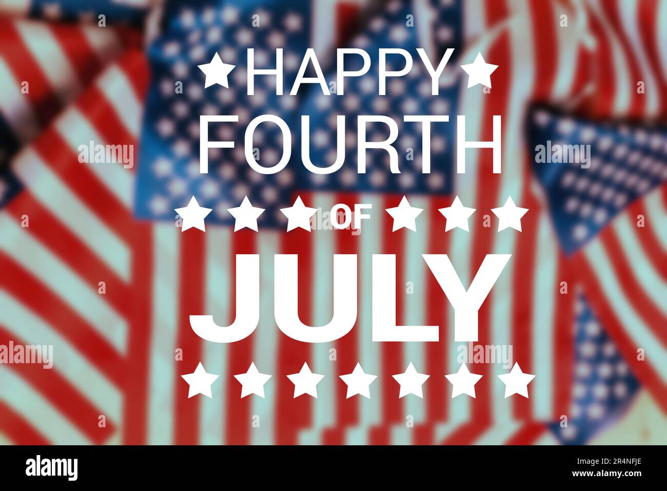 Happy Fourth of July USA Flag Stock Photo - Alamy