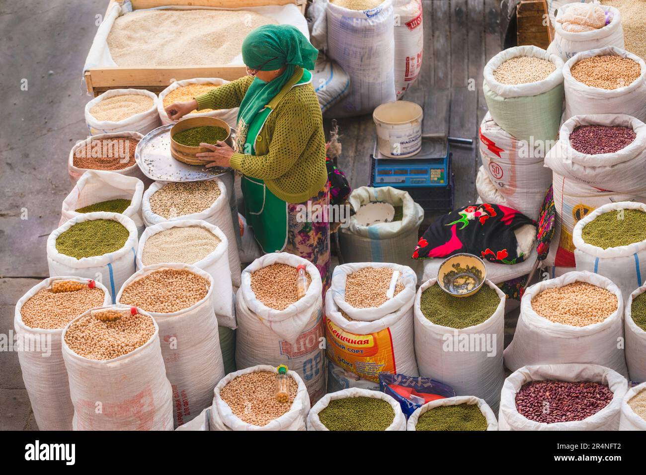 The Panchshanbe bazaar is one of the largest bazaars in Central Asia ...