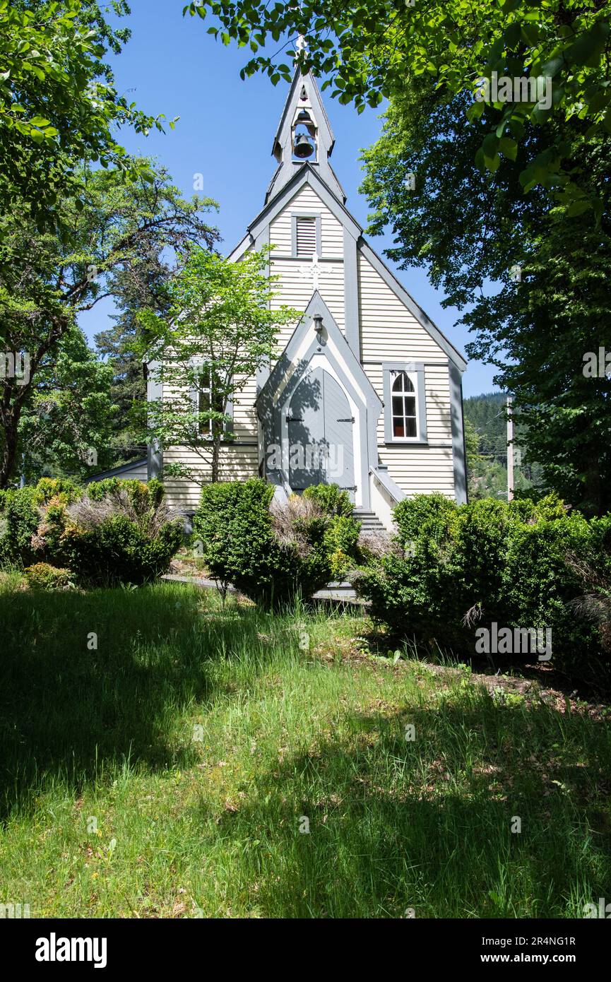St. John the Divine Anglican church in Yale, British Columbia, Canada ...