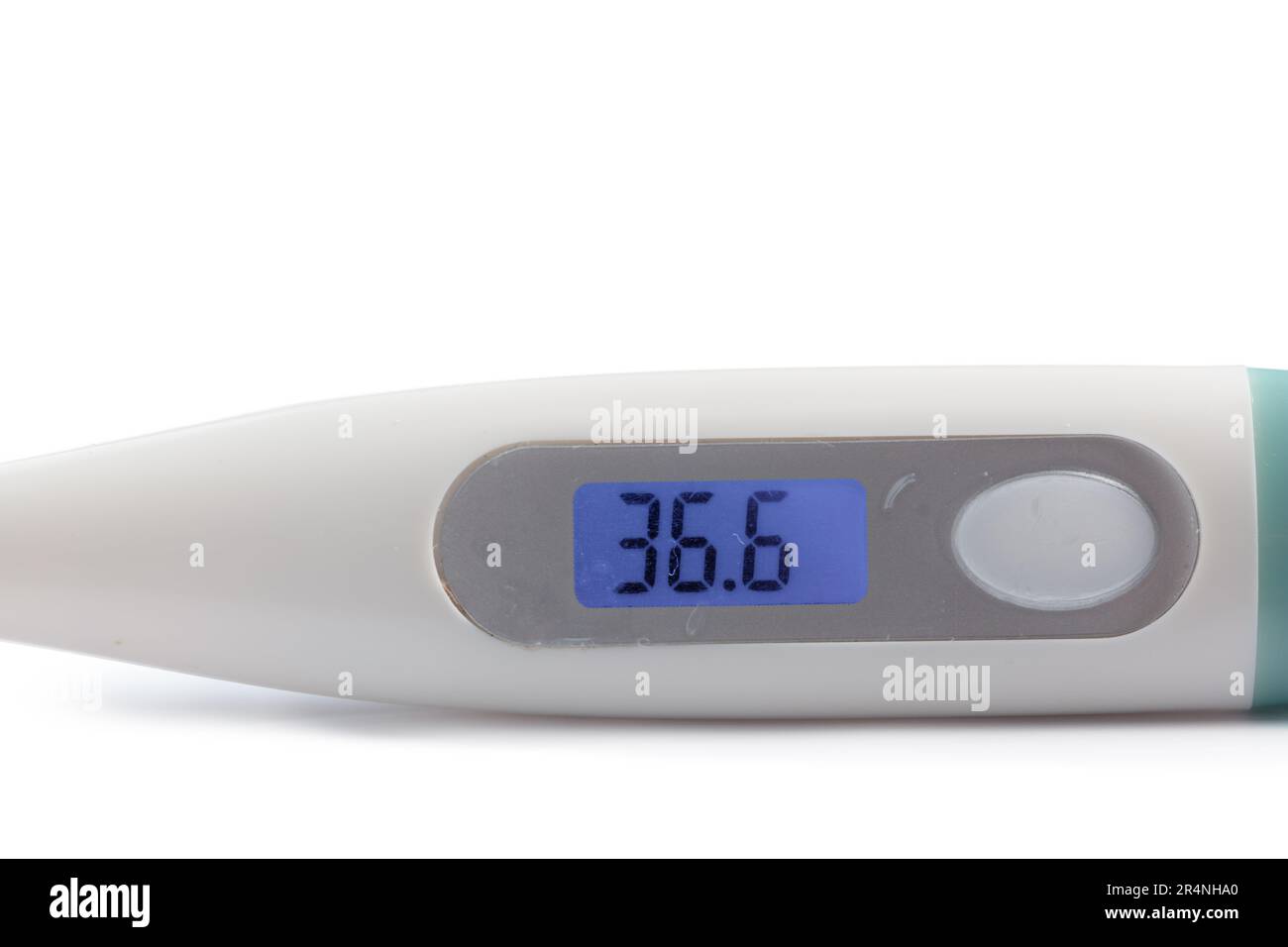 Electronic modern thermometer isolated Stock Photo - Alamy