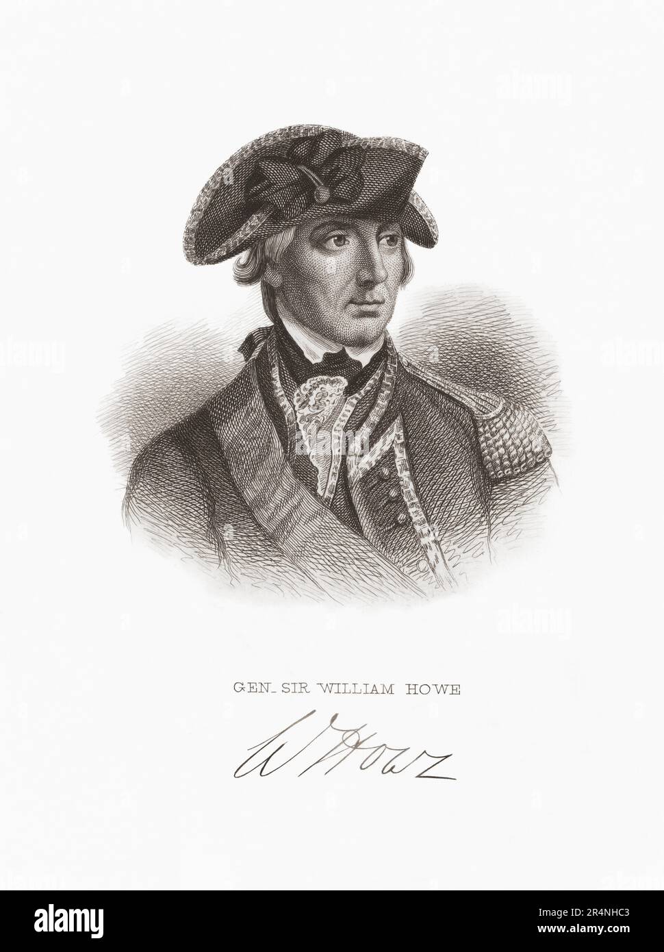 William Howe, 5th Viscount Howe, 1729 – 1814. British Army officer ...