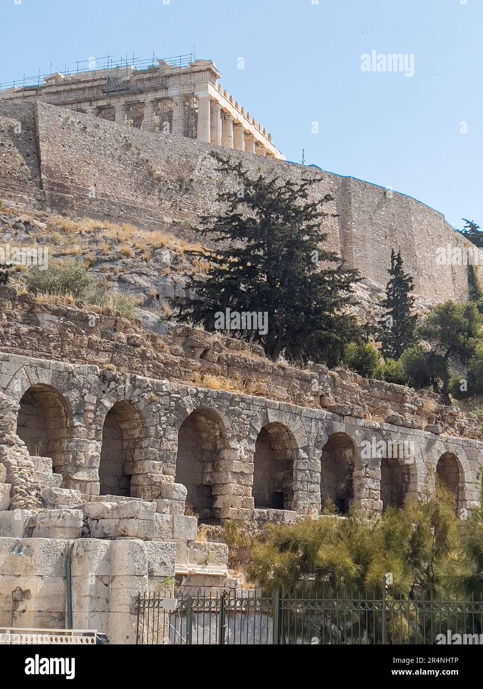 acropolis at ahten Stock Photo - Alamy