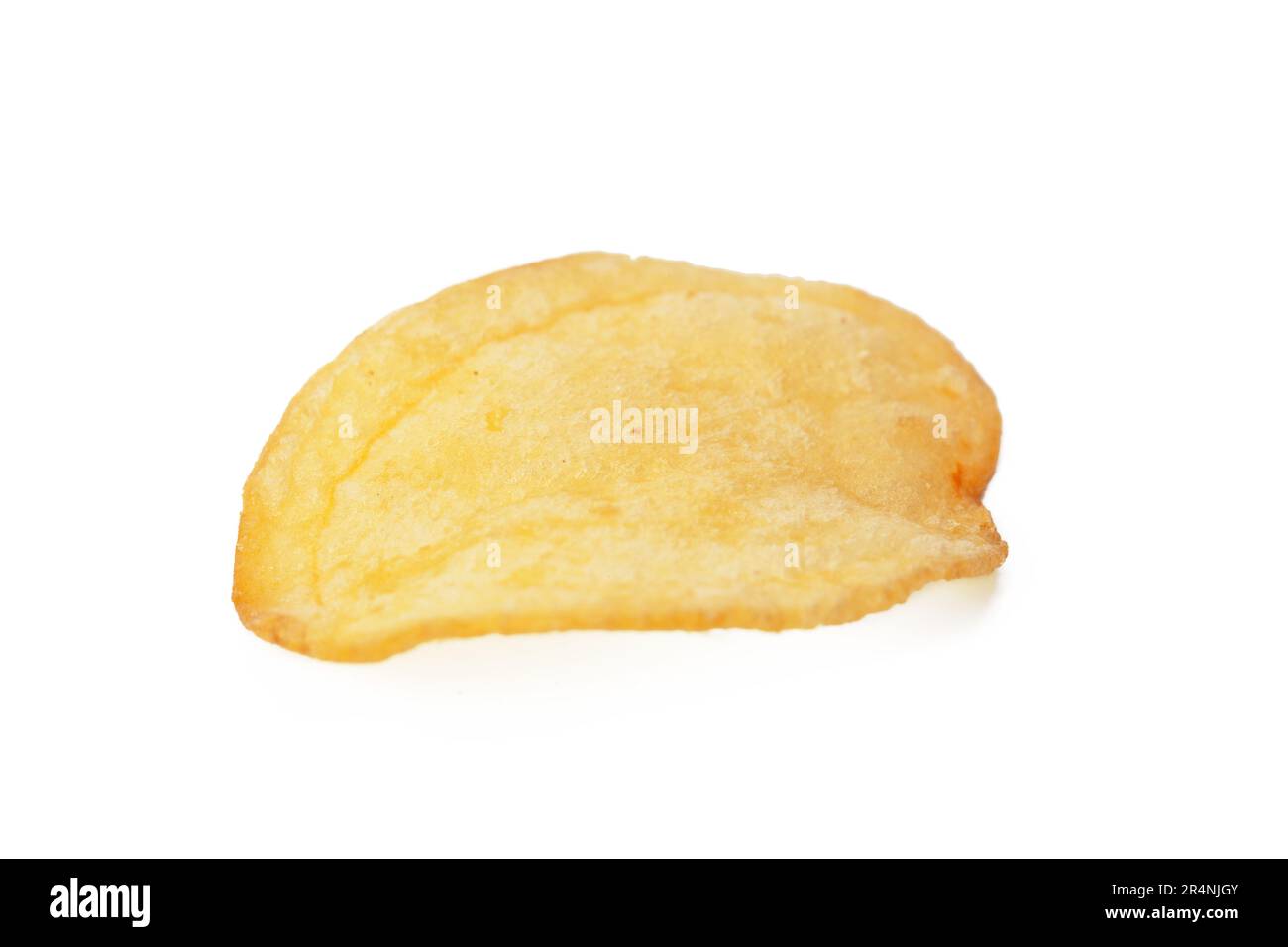 Potato chips isolated on white Stock Photo - Alamy