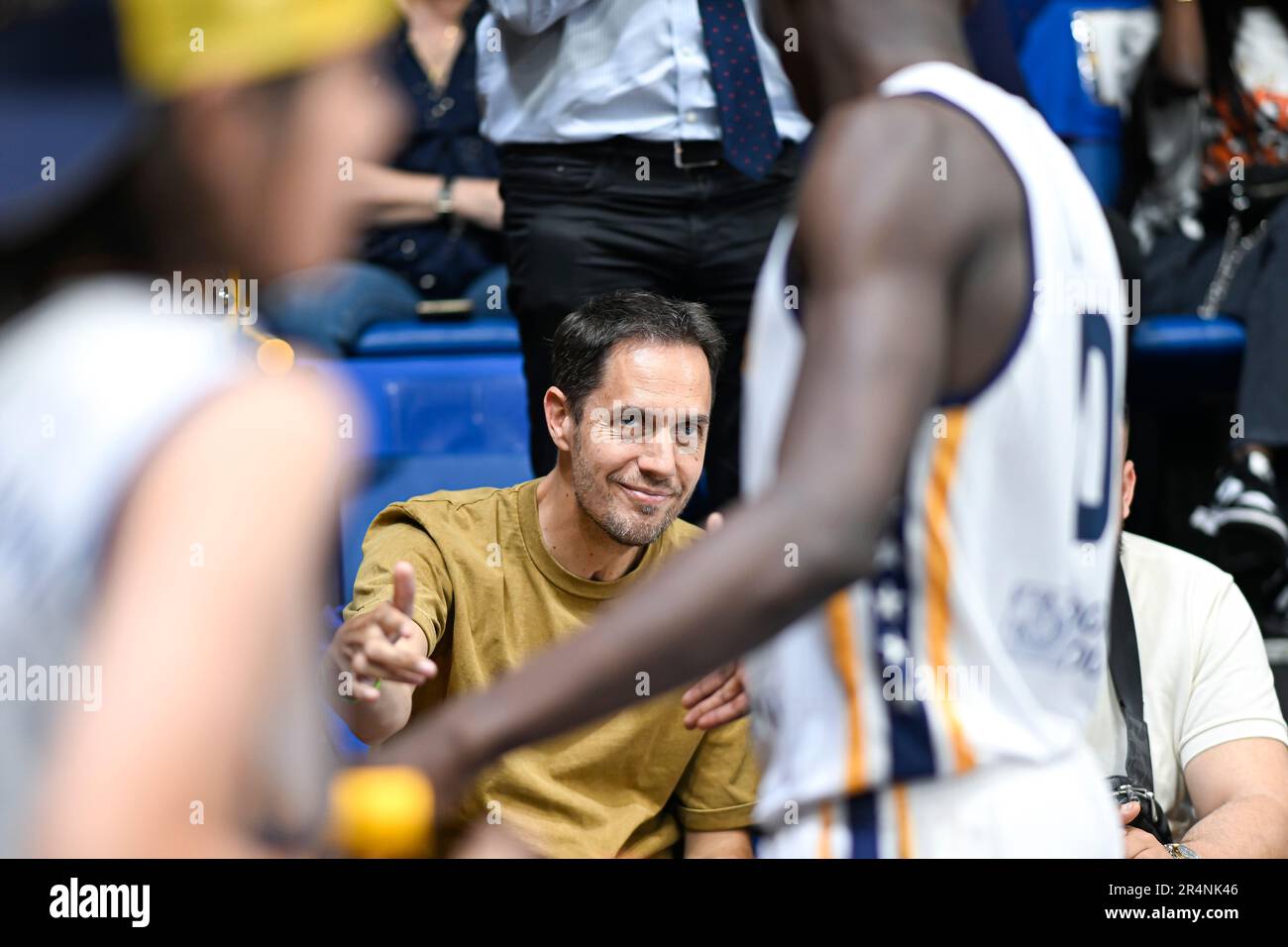 Paris, France. 28th May, 2023. Fabien Marsaud (Grand Corps Malade ...