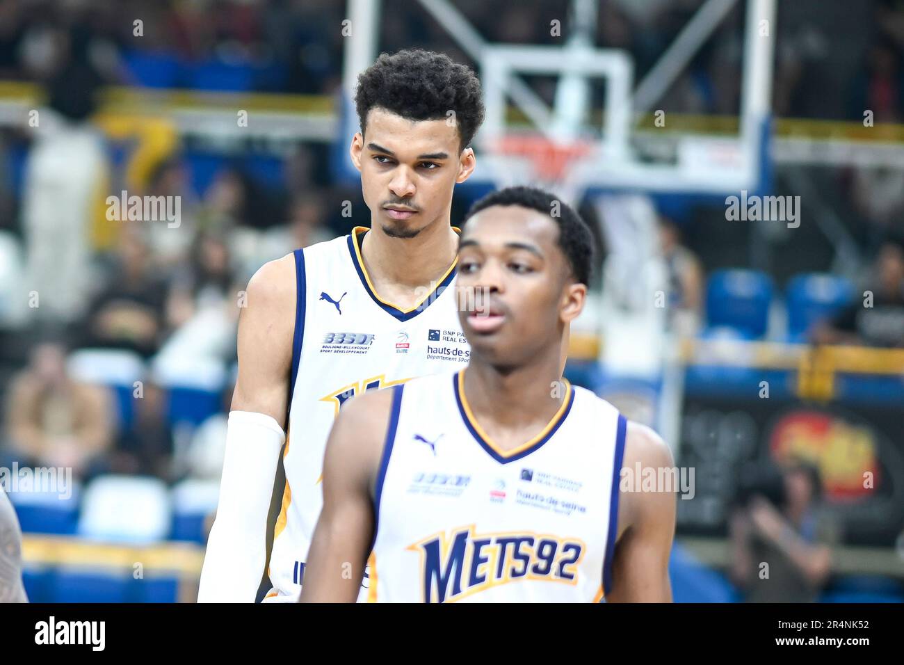 Paris, France. 28th May, 2023. Victor Wembanyama during the French ...