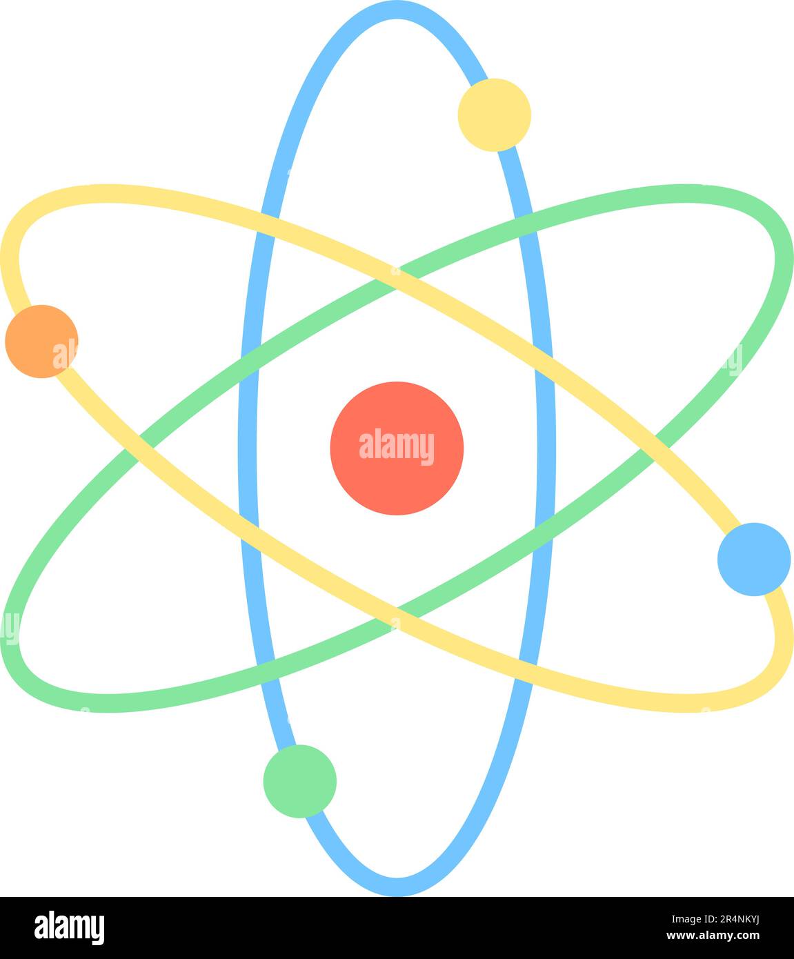 Atoms icon vector image Stock Vector Image & Art - Alamy