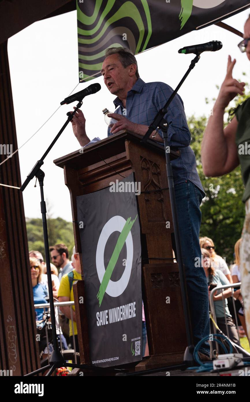 Lake Windermere Cumbria, UK. 29th May, 2023. Stop the Sewage! Rally ...