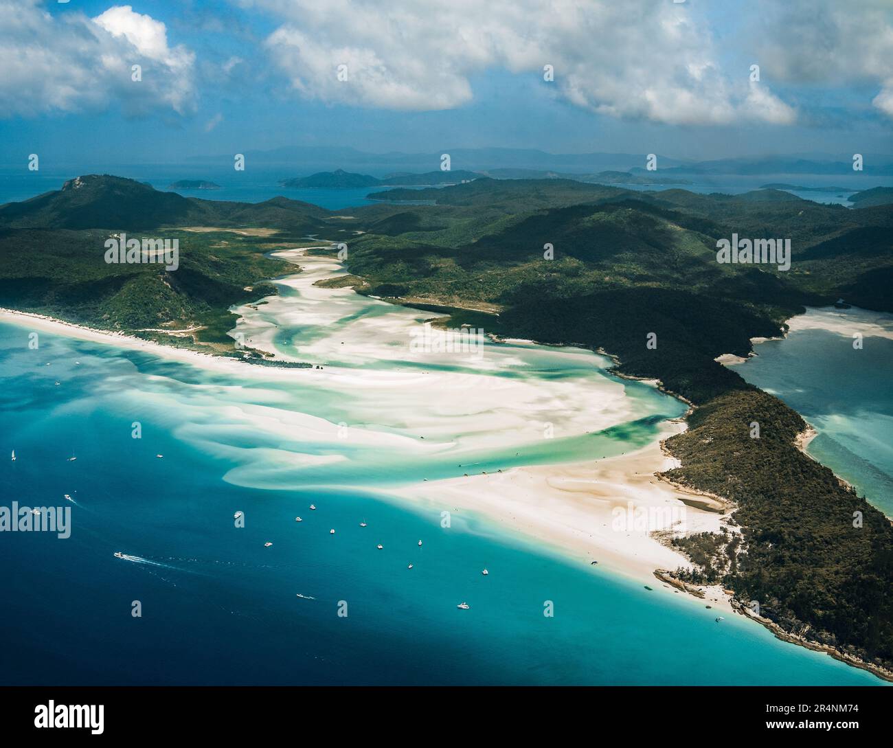 Whitehaven beach whitsundays island aerial hi-res stock photography and ...